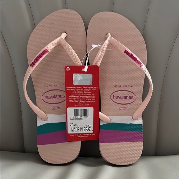 Havaianas | Shoes | Havaianas Pink Ballet Rose Flip Flops 78 | Poshmark